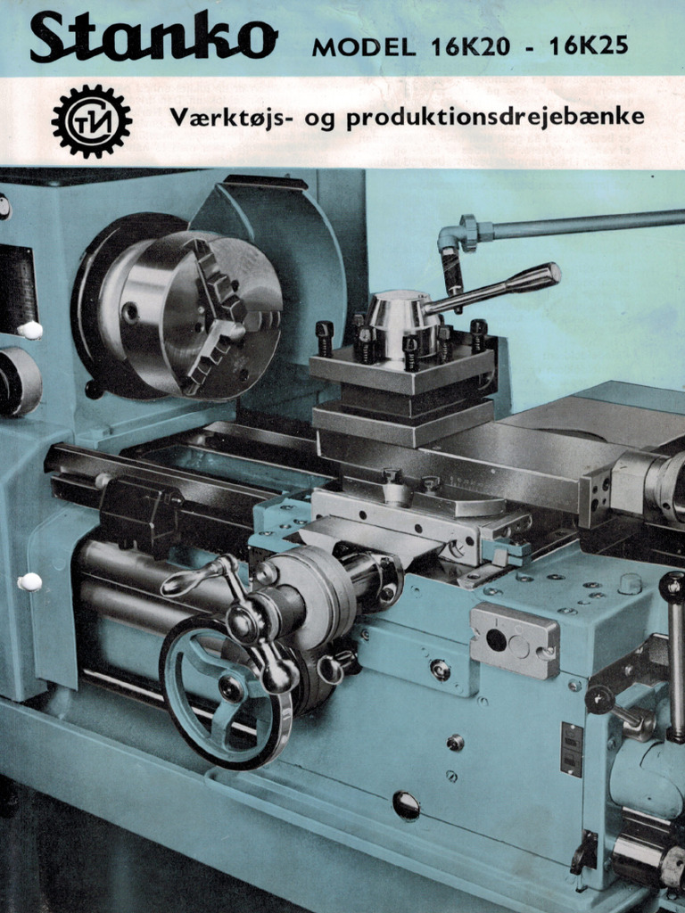 Stanko 16K20 Drejebænk Prospect | PDF