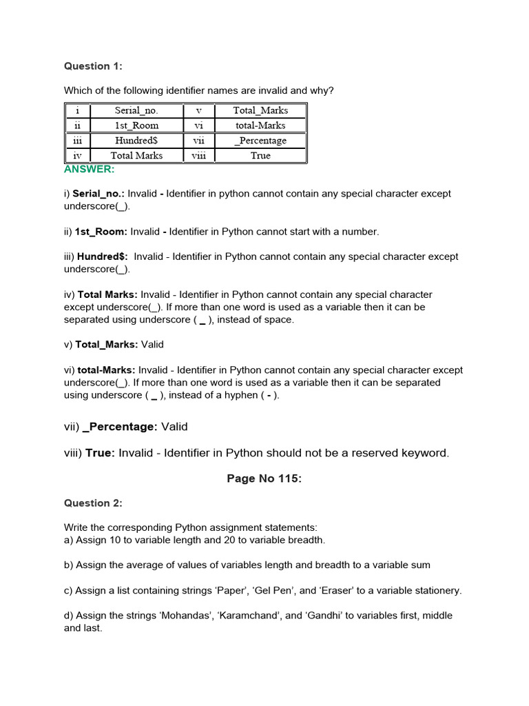 Answer Key Chapter 5 | PDF | Data Type | Mass Answer Key Chapter 5 | PDF | Data Type | Mass