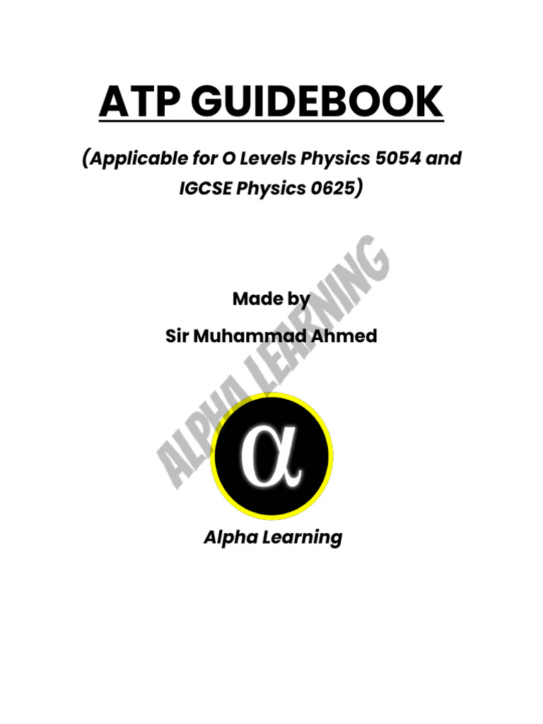 ATP Guidebook Watermark | PDF | Pendulum | Observational Error