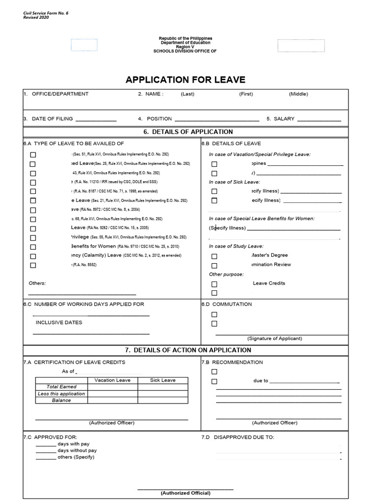 New Form Leave | PDF | Parental Leave | Sick Leave