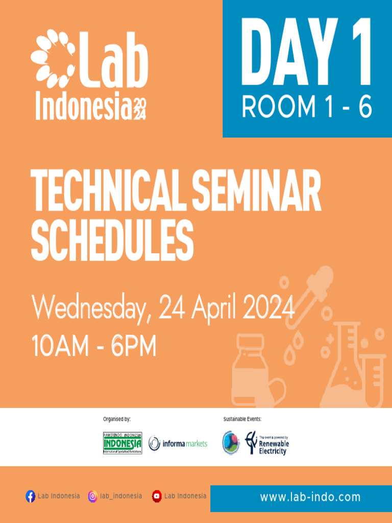Technical Seminar 170424 | PDF | Laboratories | Ultraviolet–Visible ...