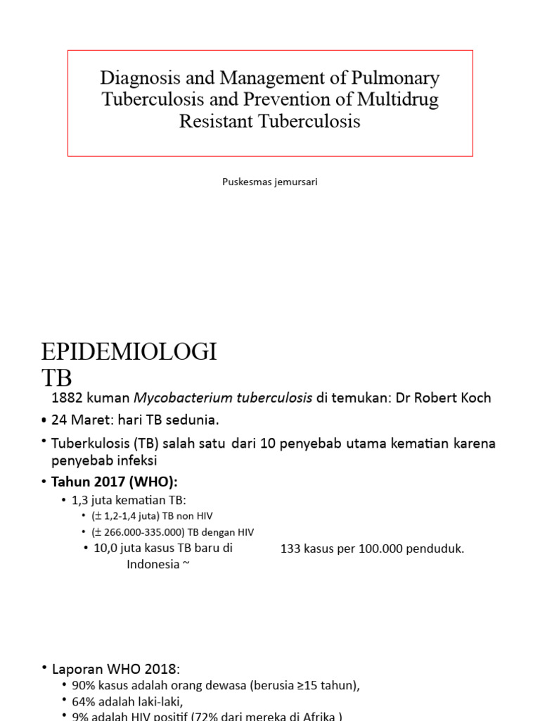 TB Paru Kuliah | PDF