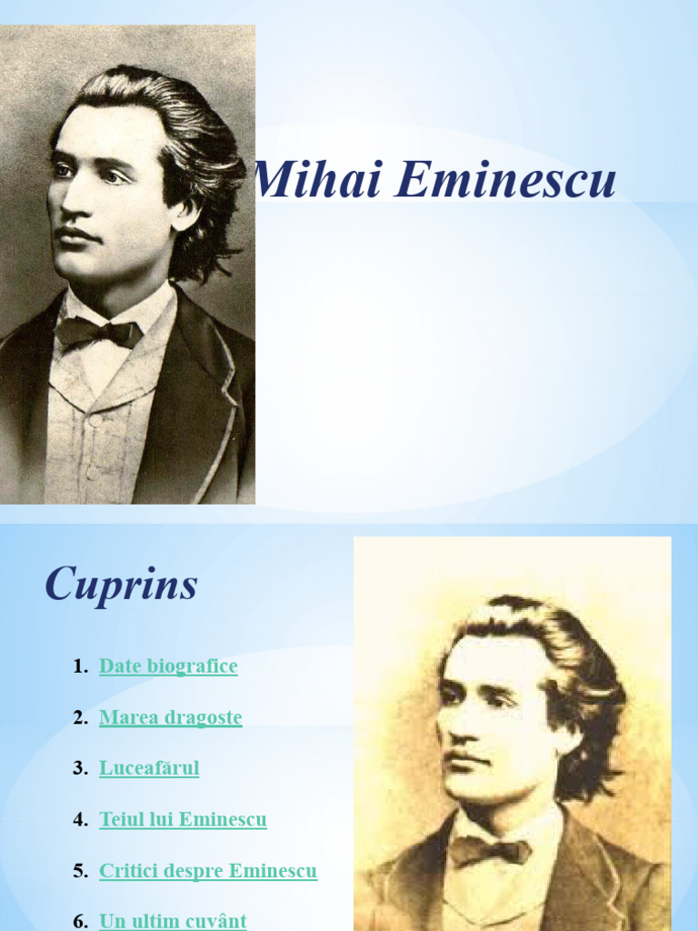 Mihail Eminescu | PDF