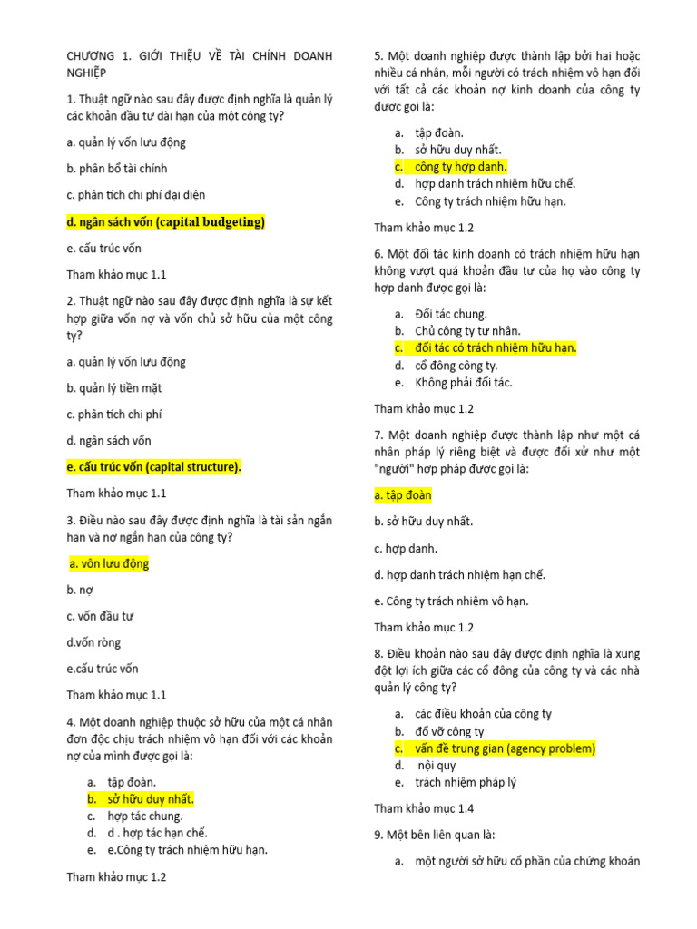 01 Tai Lieu Ong Tap TCDN | PDF