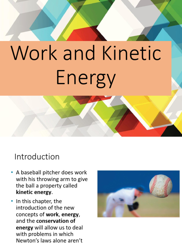 Chapter 3 Work Energy and Power | PDF | Force | Temporal Rates