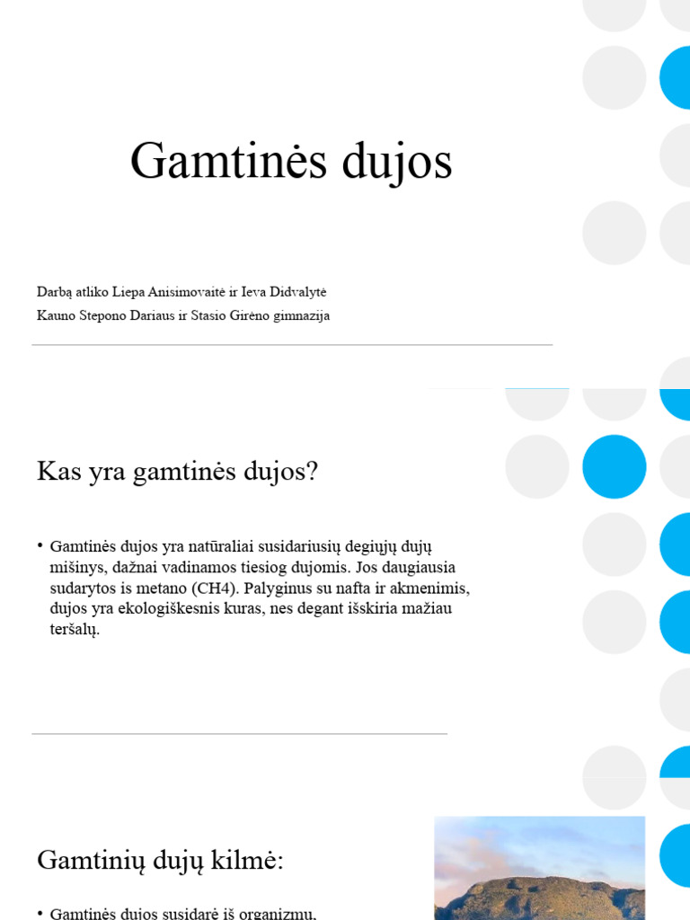 Gamtines Dujos | PDF