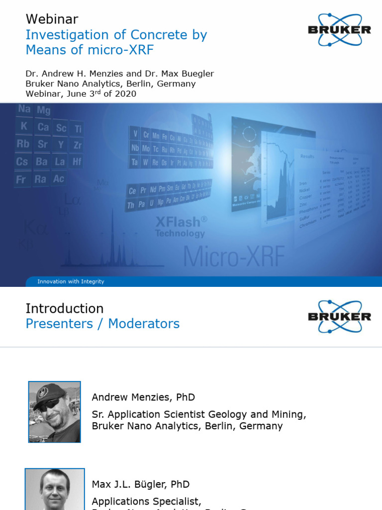 Micro-XRF Analysis of Concrete | PDF | Energy Dispersive X Ray ...