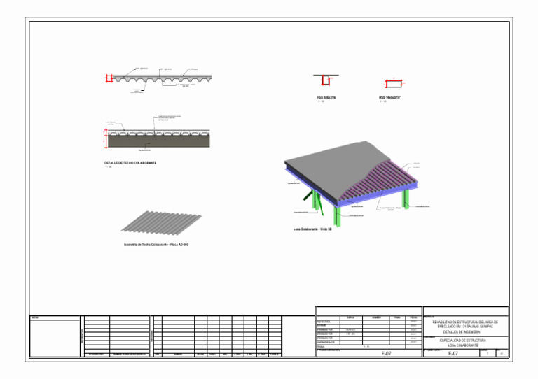 05 Techo Loza Colaborante Detalle | PDF