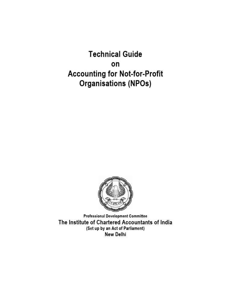 NPO Accounting Technical Guide 2022 | PDF | Nonprofit Organization ...