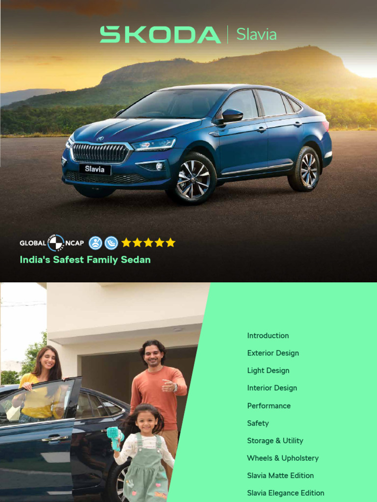 Slavia Brochure 15 2 24 1 | PDF | Airbag | Anti Lock Braking System