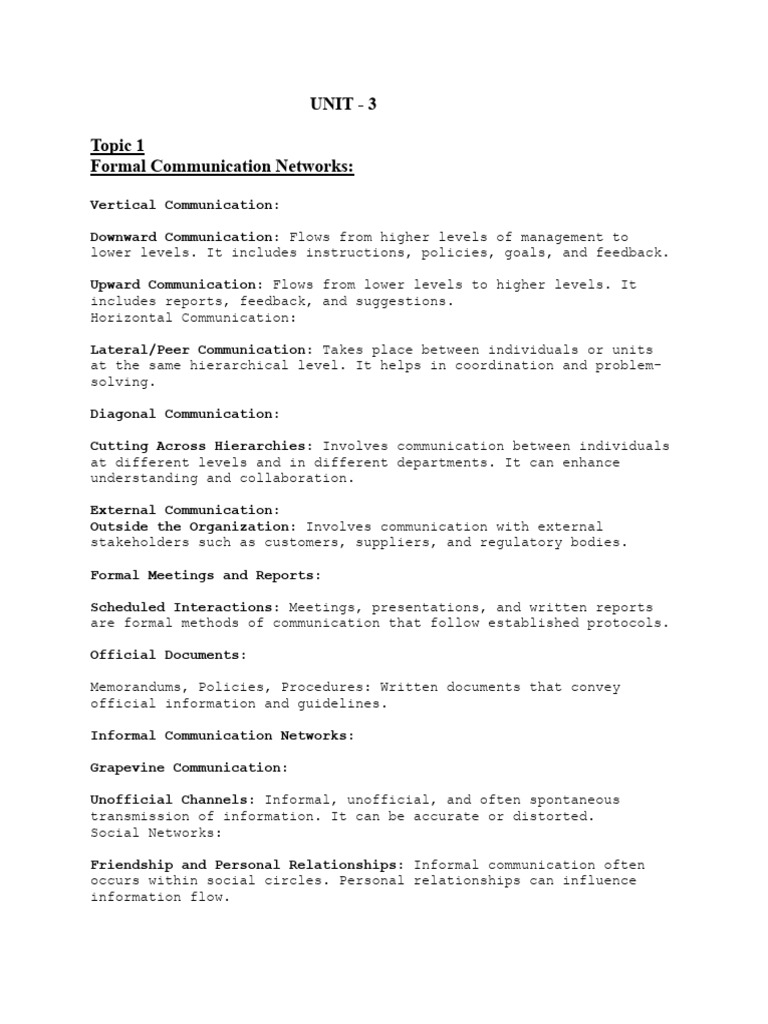 Understanding Communication Networks | PDF | Communication | Empathy