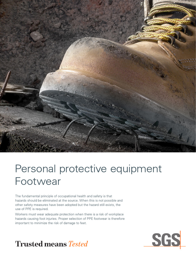 SGS CP PPE Footwear Testing and Certification 23 08 EN | PDF | Personal ...