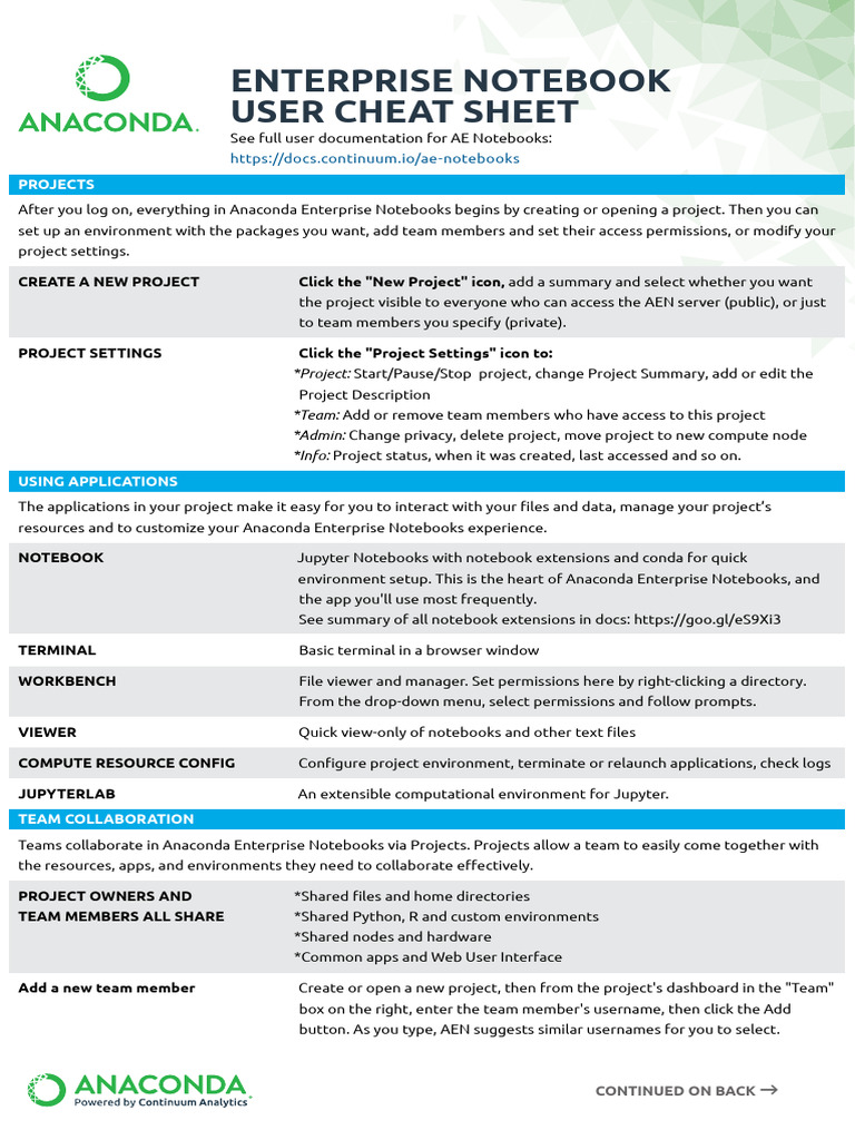 AEN User Cheat Sheet | PDF | Computer File | Directory (Computing)