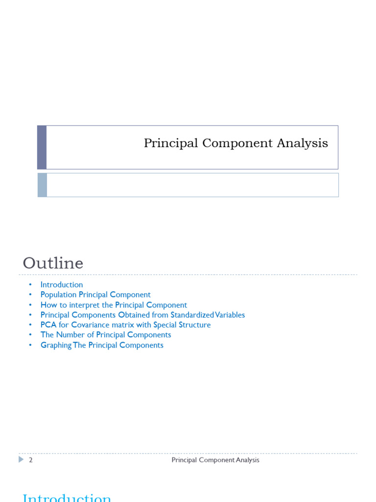 Principal Component Analysis | PDF | Principal Component Analysis | Eigenvalues And Eigenvectors