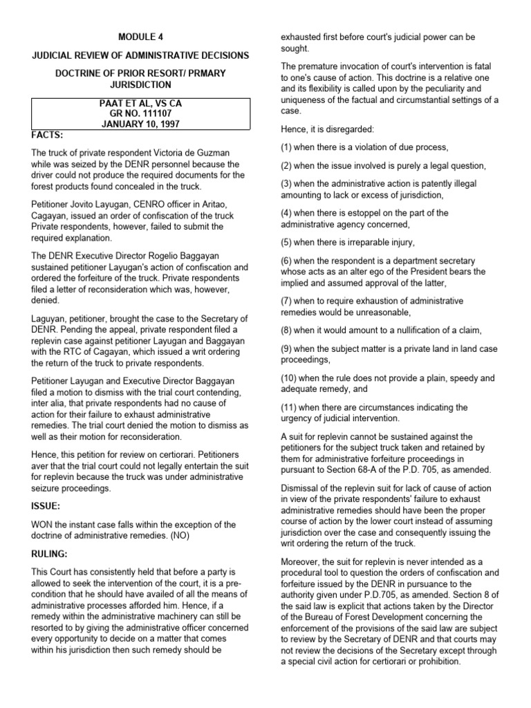 Module 4 - CD | PDF | Judgment (Law) | Lawsuit