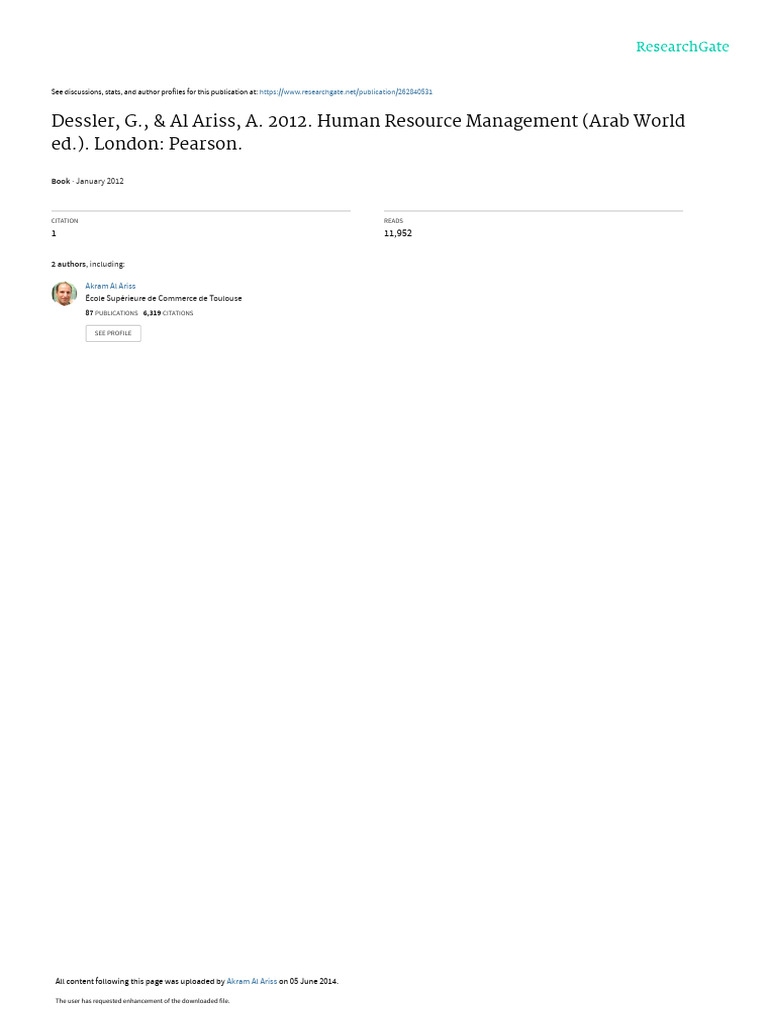 Flyer Human Resource Management | PDF | Human Resource Management | Learning