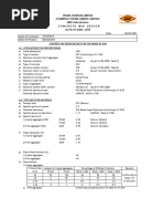 C20 Concrete Mix Design Specifications | PDF | Concrete | Cement