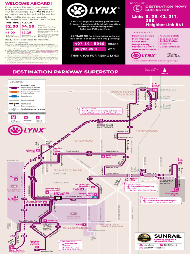 LYNX Transit Guide for Central Florida | PDF | Bus Transport | Transport