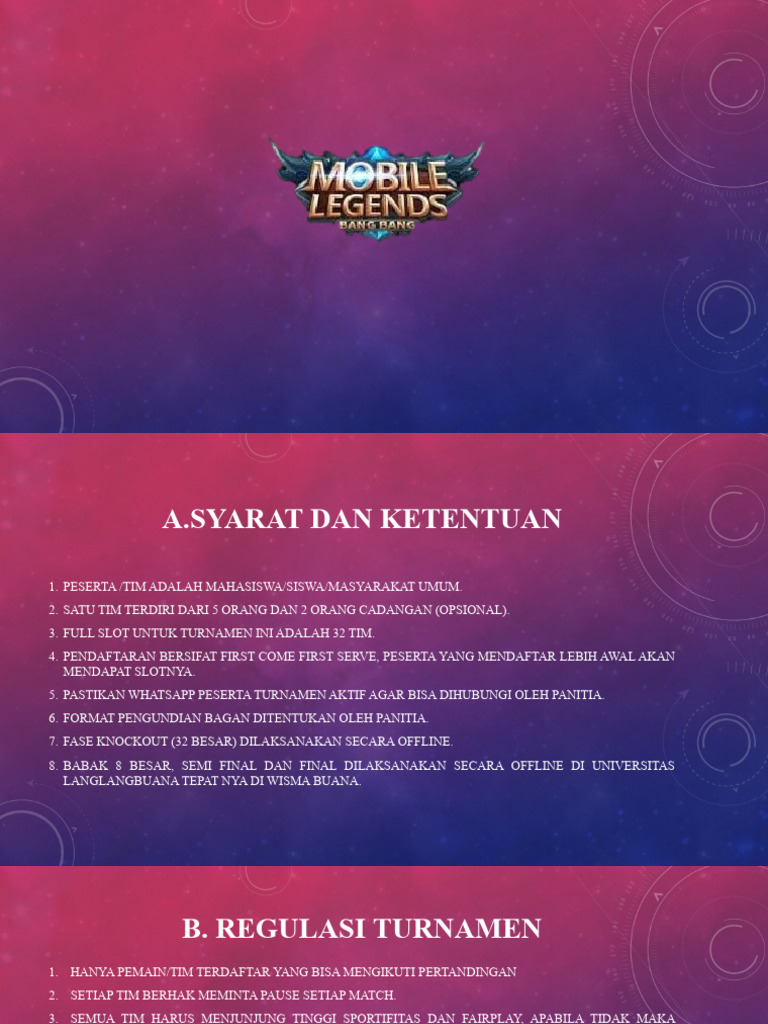 Mobile Legends | PDF
