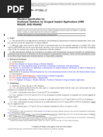 Astm F2063-18 | PDF | Spectroscopy | Alloy