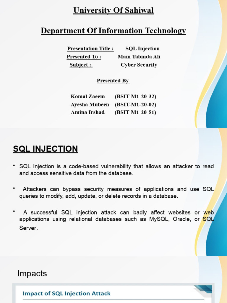 Cyber Presentation | PDF | Databases | Information Retrieval