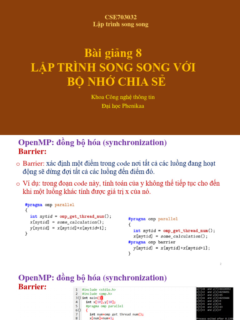 Lec08 Openmp | PDF Lec08 Openmp | PDF