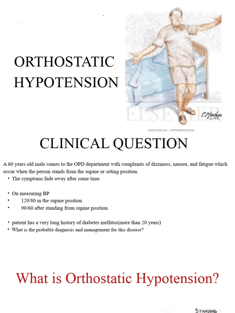 Orthostatic Hypotension | PDF | Blood Pressure | Medical Specialties