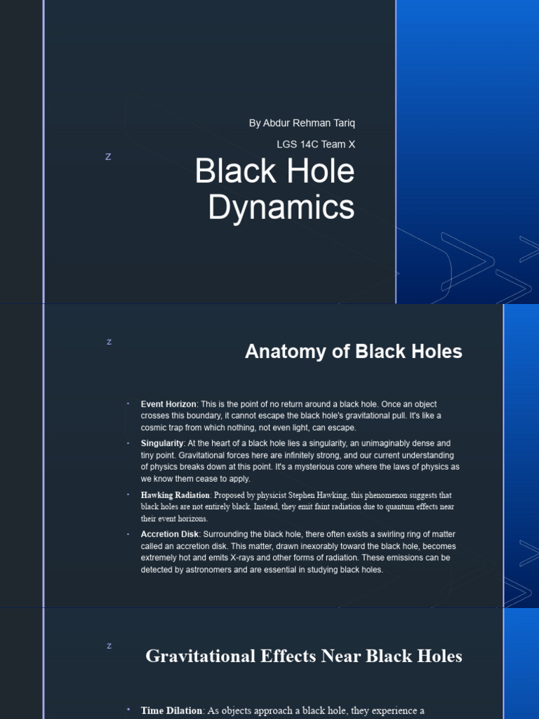 Black Hole Dynamics | PDF | Black Hole | Event Horizon