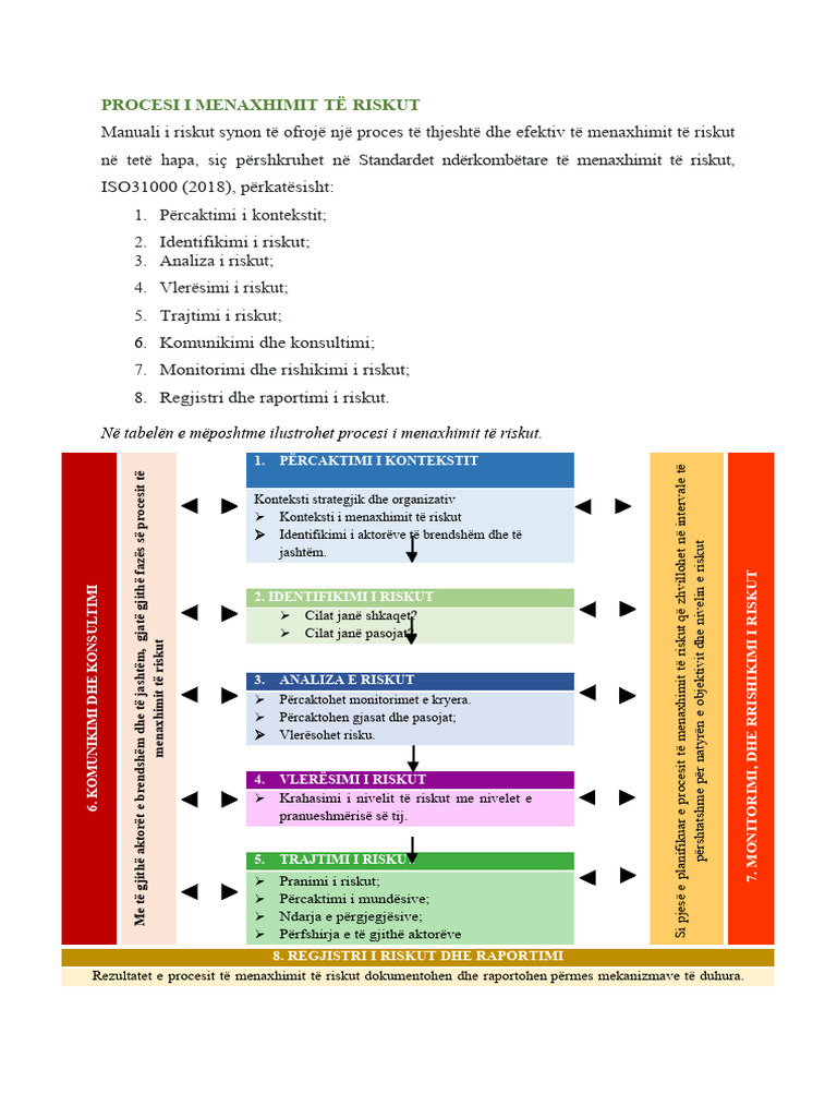 1.2. Procesi I Menaxhimit Te Riskut | PDF