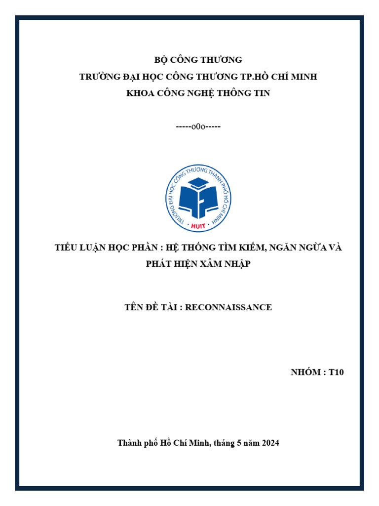 Reconnaissance Word | PDF