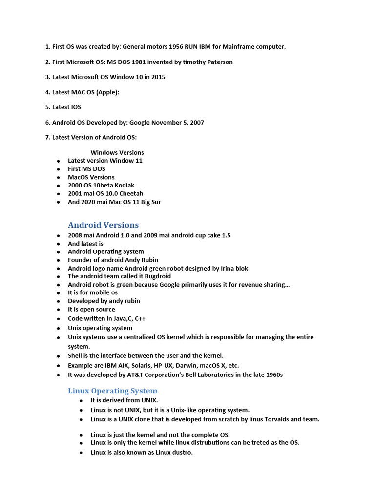computer | PDF | Microsoft Windows | Linux