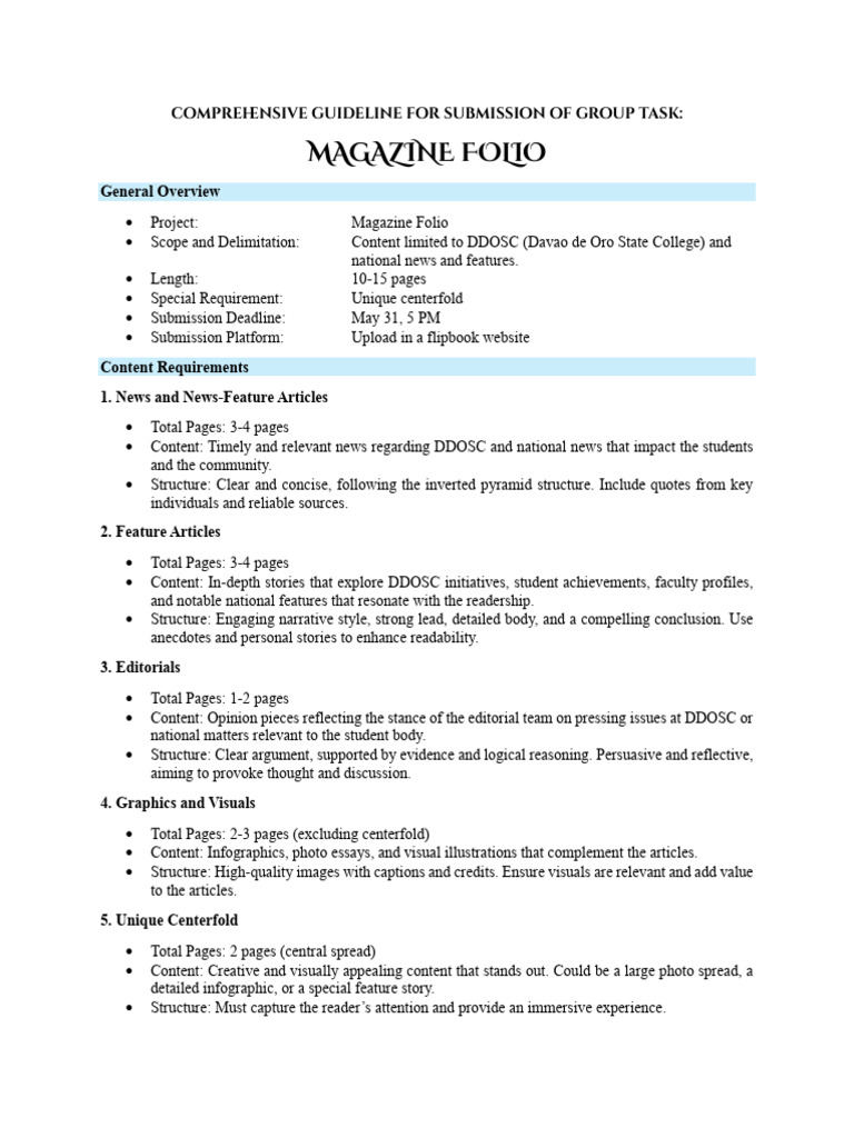 Magazine Folio | PDF | Page Layout | Publishing