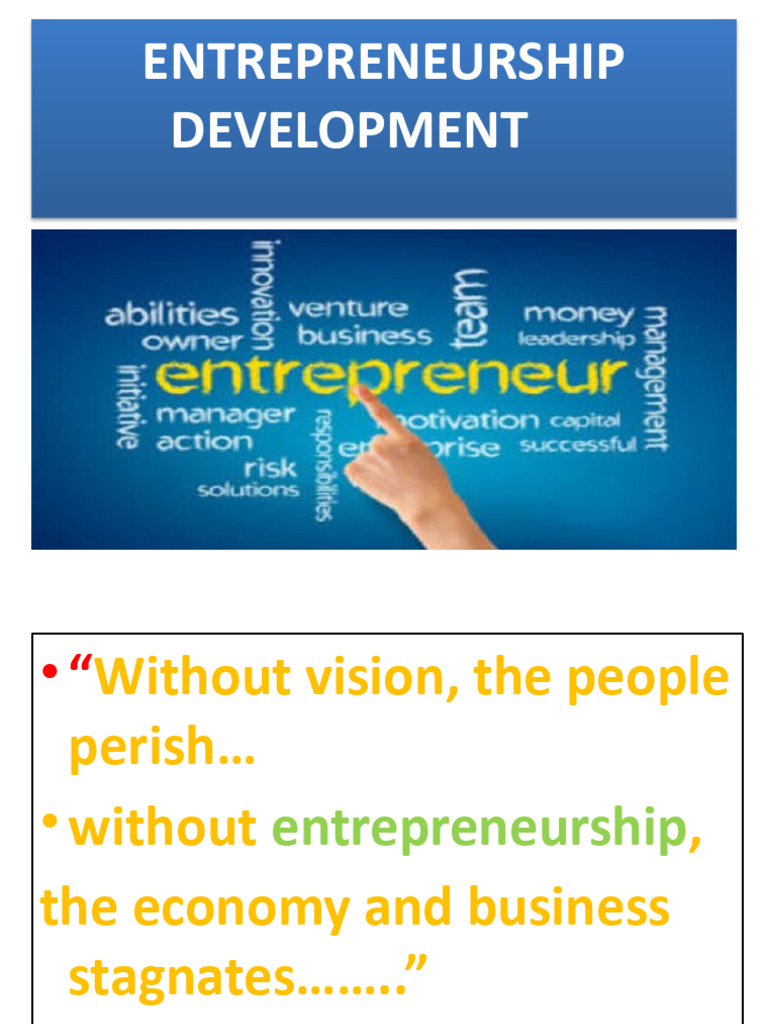 EDP-2022-module 1 | Download Free PDF | Entrepreneurship | Innovation