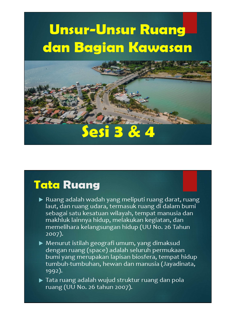 Unsur Ruang dalam Geografi dan Tata Ruang | PDF | Ilmu Sosial | Sains ...