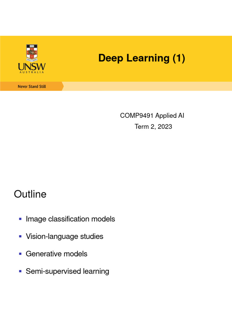 Deep Learning Models Overview | PDF | Computational Neuroscience ...