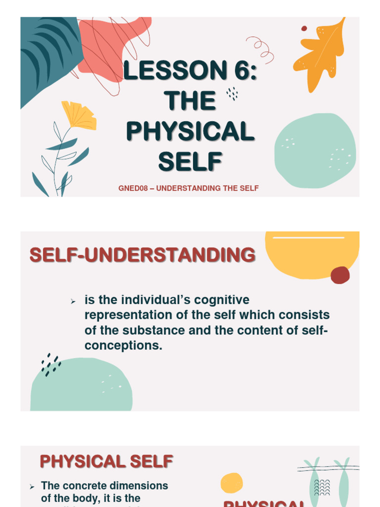 GNED08_LESSON6_PPT | PDF | Adolescence | Body Image