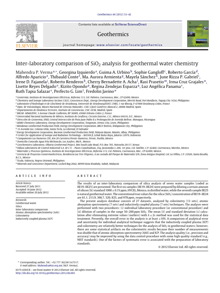 Inter_laboratory_comparison_of_SiO2_anal | PDF | Atomic Absorption ...