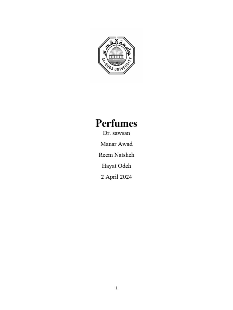 Perfumes | PDF | Perfume | Odor