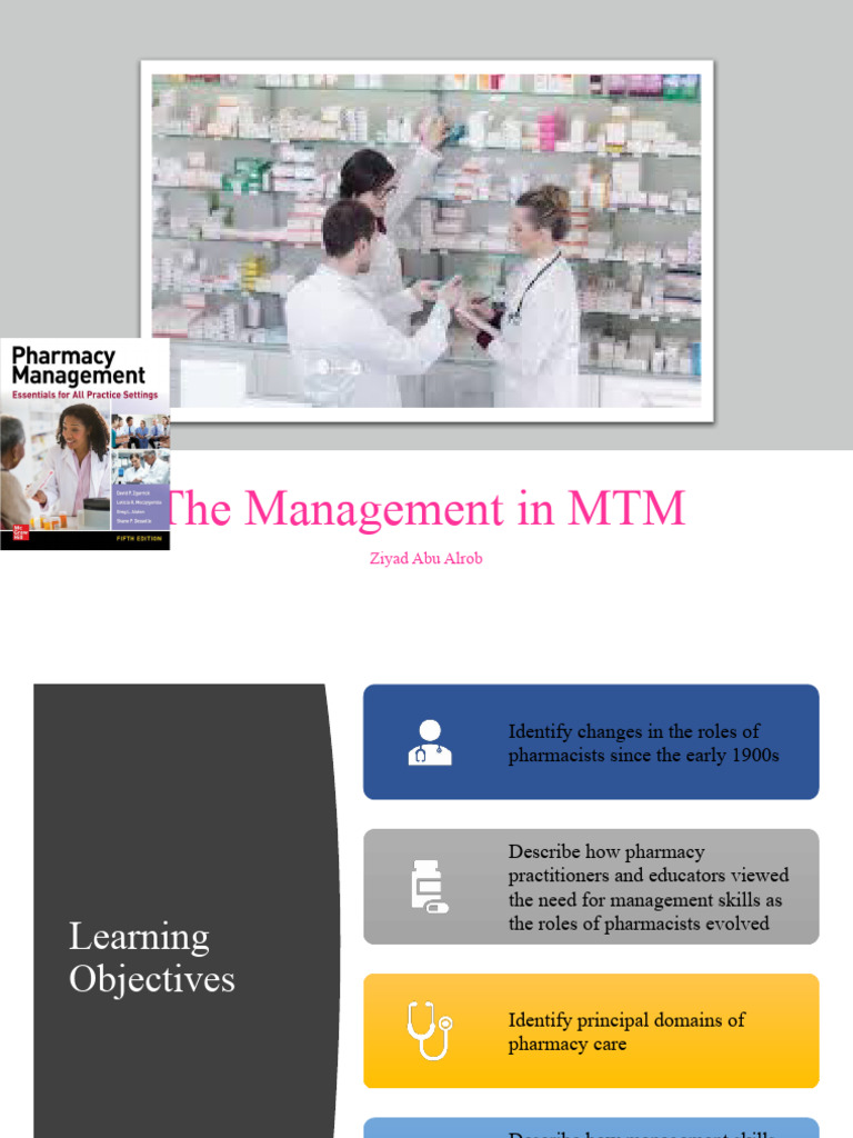Managment Introduction Chapter 1 | PDF | Pharmacy | Pharmacist Managment Introduction Chapter 1 | PDF | Pharmacy | Pharmacist