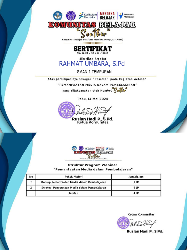 SERTIFIKAT 4JP | PDF