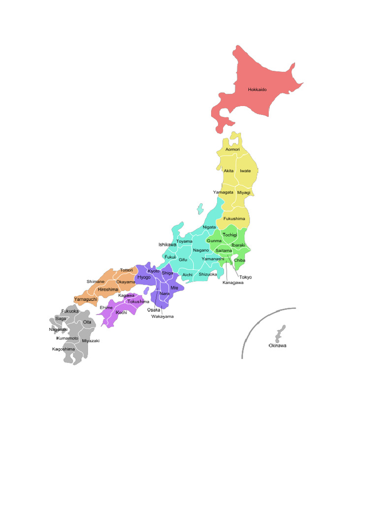 Map of Japan | PDF