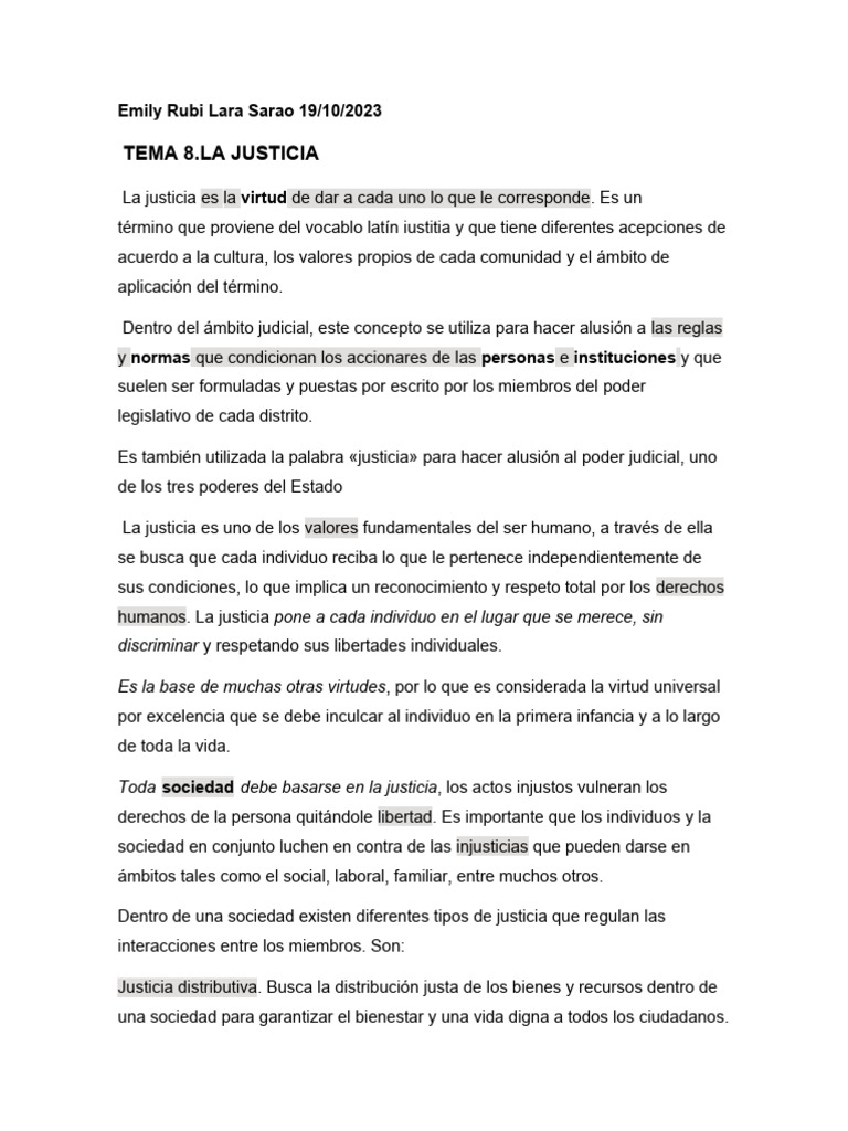 Emily Rubi Lara Sarao 31 | PDF | Justicia | Crimen y violencia