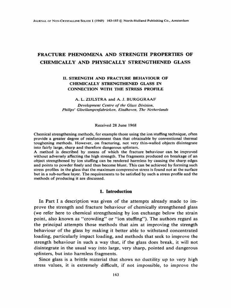 Fracture Phenomena and Strength Properties of | PDF | Strength Of ...