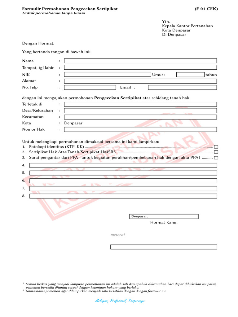 Pengecekan Pemohon Langsung | PDF