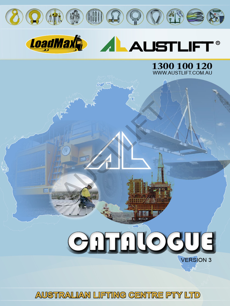 Austlift Lifting Turnbuckle & Shackle Catalogue | PDF | Cheque | Steel