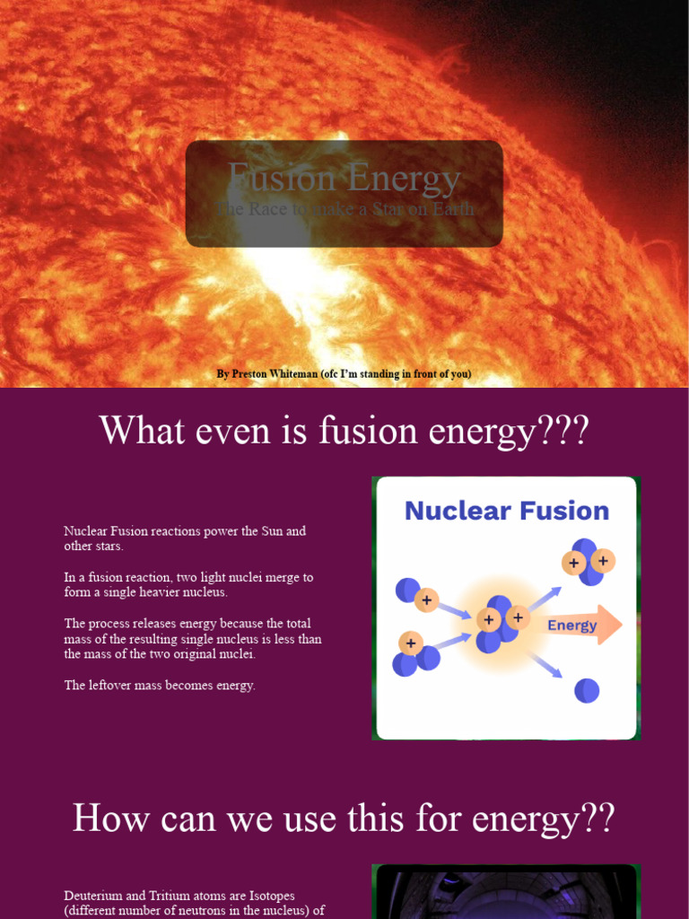 Fusion Energy | PDF | Nuclear Fusion | Fusion Power