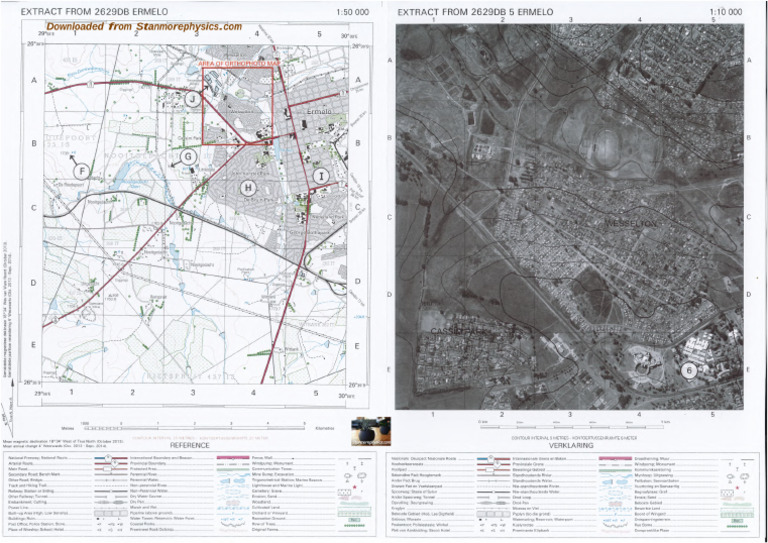 Emerlo Topographic Map and Orthophoto Map | PDF