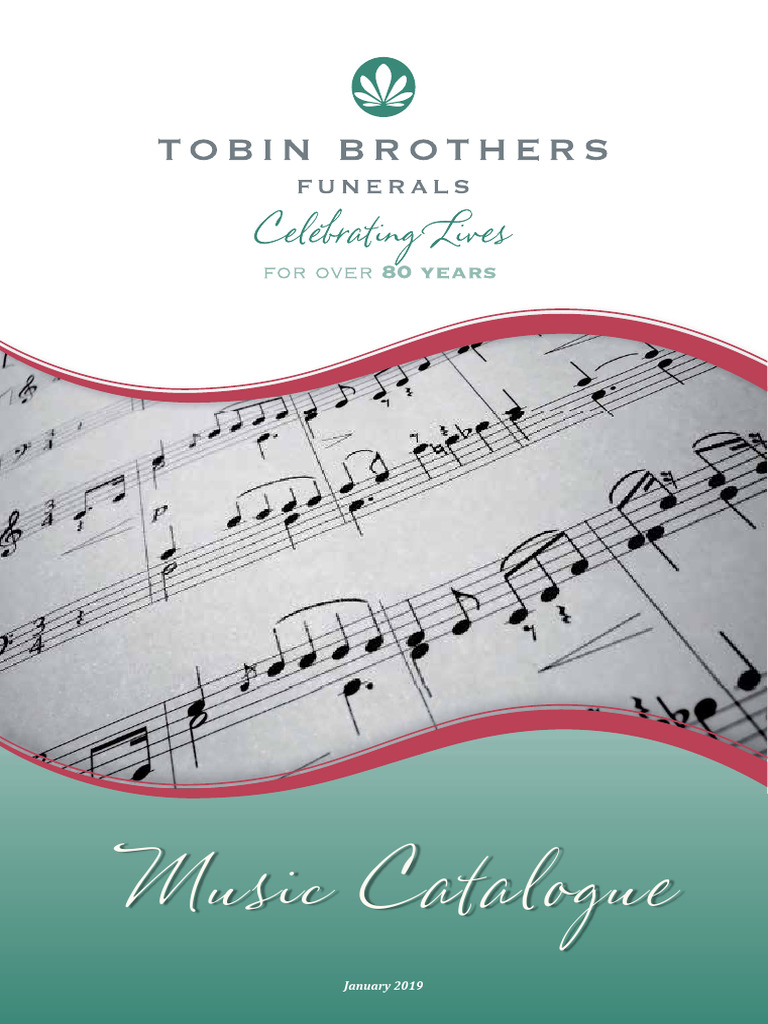 Tobin Music Catalogue - January 2019 | PDF | Amazing Grace | Musicians