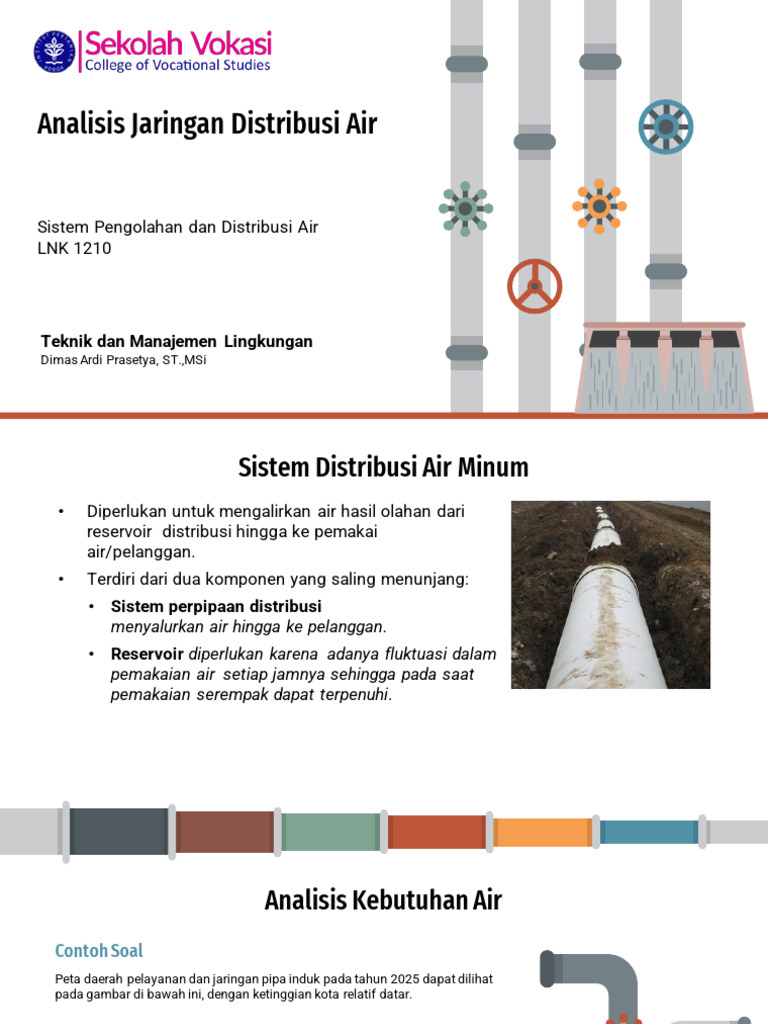 P12. Analisis Jaringan Distribusi Air | PDF