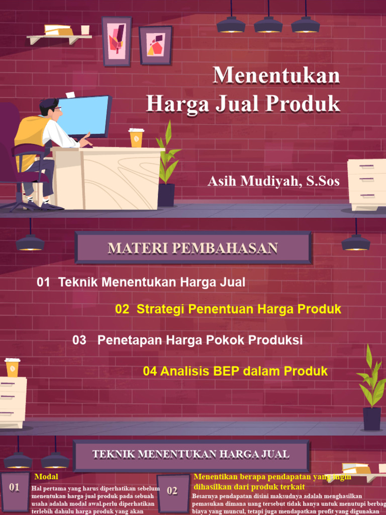 Teknik dan Strategi Penentuan Harga Jual | PDF
